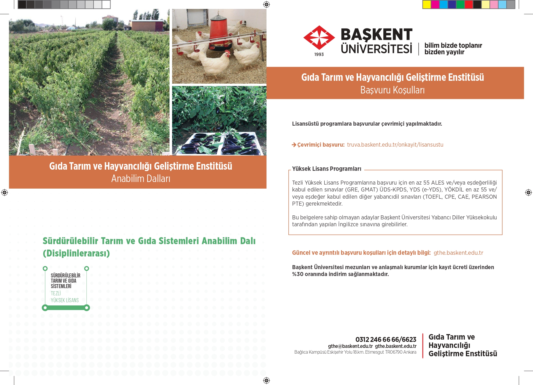 Sürdürülebilir Tarım ve Gıda Sistemleri Tezli Yüksek Lisans Programı | OMÜ | Ondokuz Mayıs ...